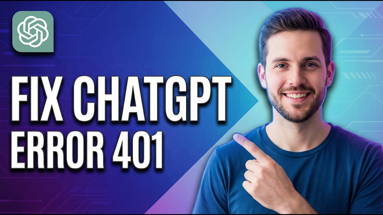 How To Fix ChatGPT Error 401 (Easy Guide)