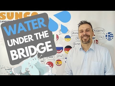 proverbs 101 - water under the bridge