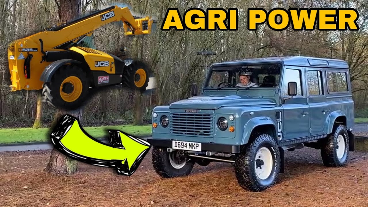 The British Land Rover Defender: A Unique JCB Engine Conversion | Galaxy.ai