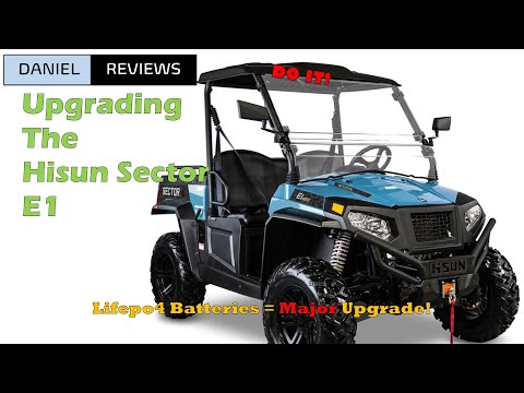 Hisun Sector E1 - Lifepo4 Battery Replacement / MAJOR UPGRADE!