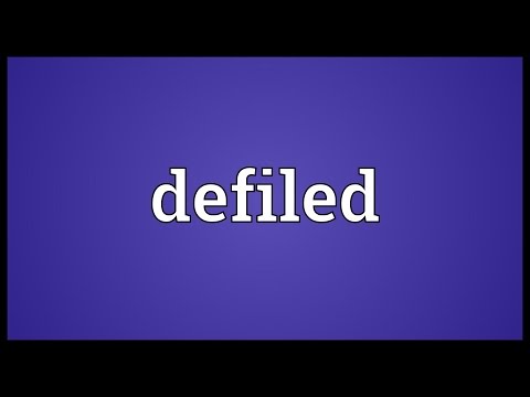 Defiled Meaning