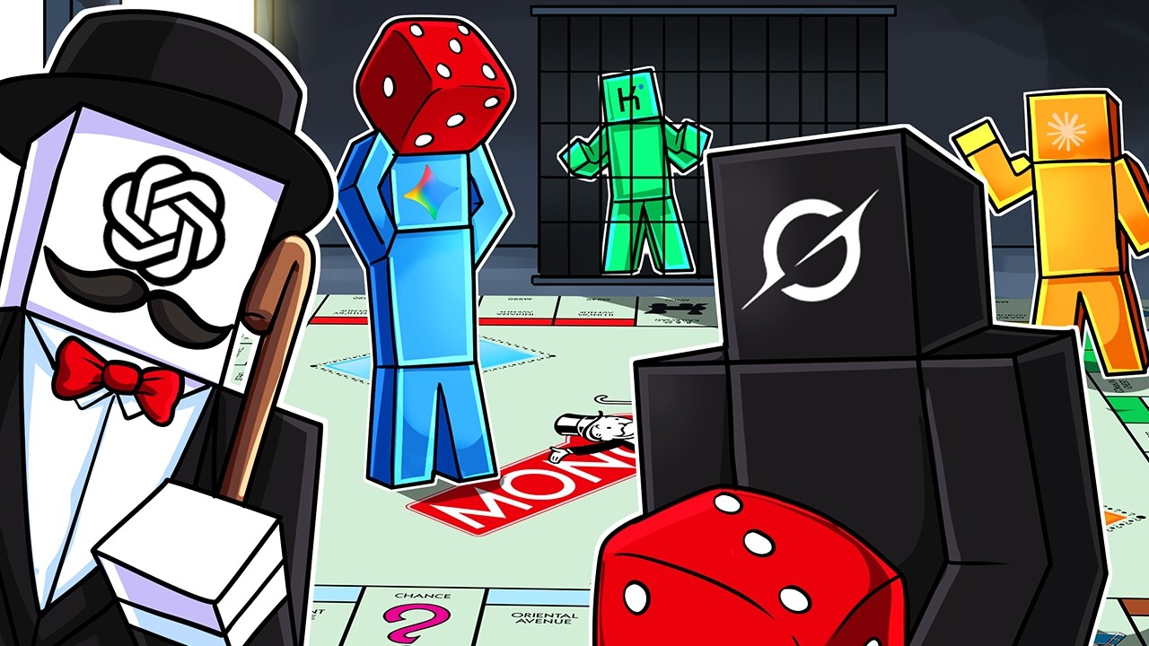 5 AIs Play Monopoly