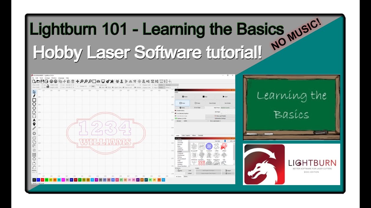 💡 Lightburn 101 -  Learning Hobby Laser Software, The ORIGINAL, and still the best introduction.