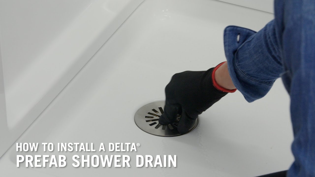 How to Install a Delta® Prefab Shower Drain