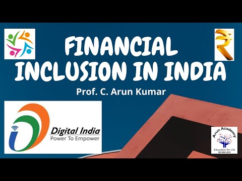 Financial Inclusion in India | Tamil | Prof. C. Arun Kumar