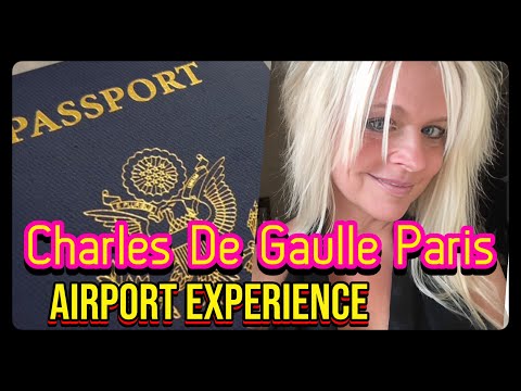 Charles de Gaulle airport! American first trip to Europe!