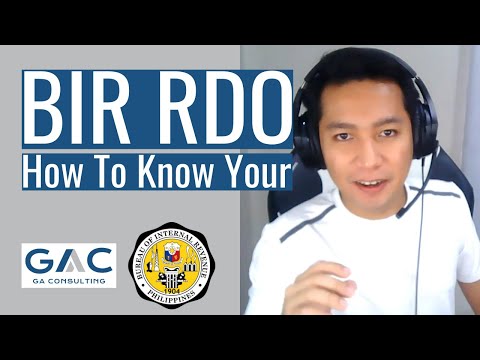 How To Know your BIR RDO | Revenue District Office