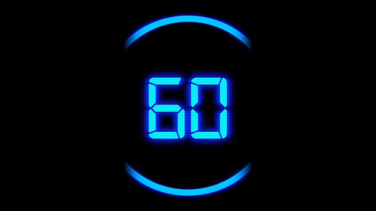 60 Second Digital Timer