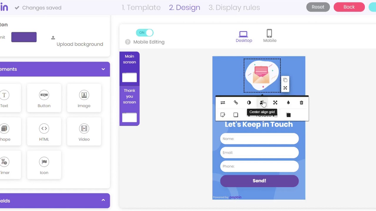 Embedded Form - create inline forms with Poptin 2.0