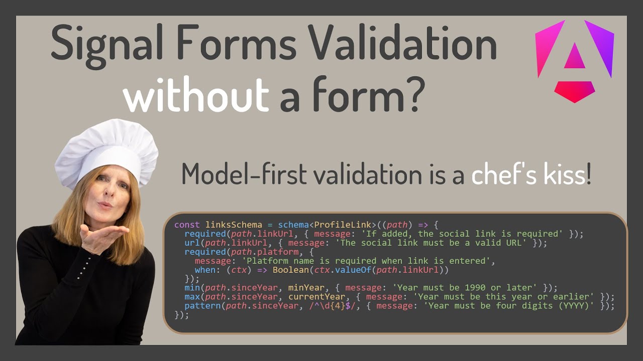 Angular Signal Forms Without a Form: Model-First Validation Explained