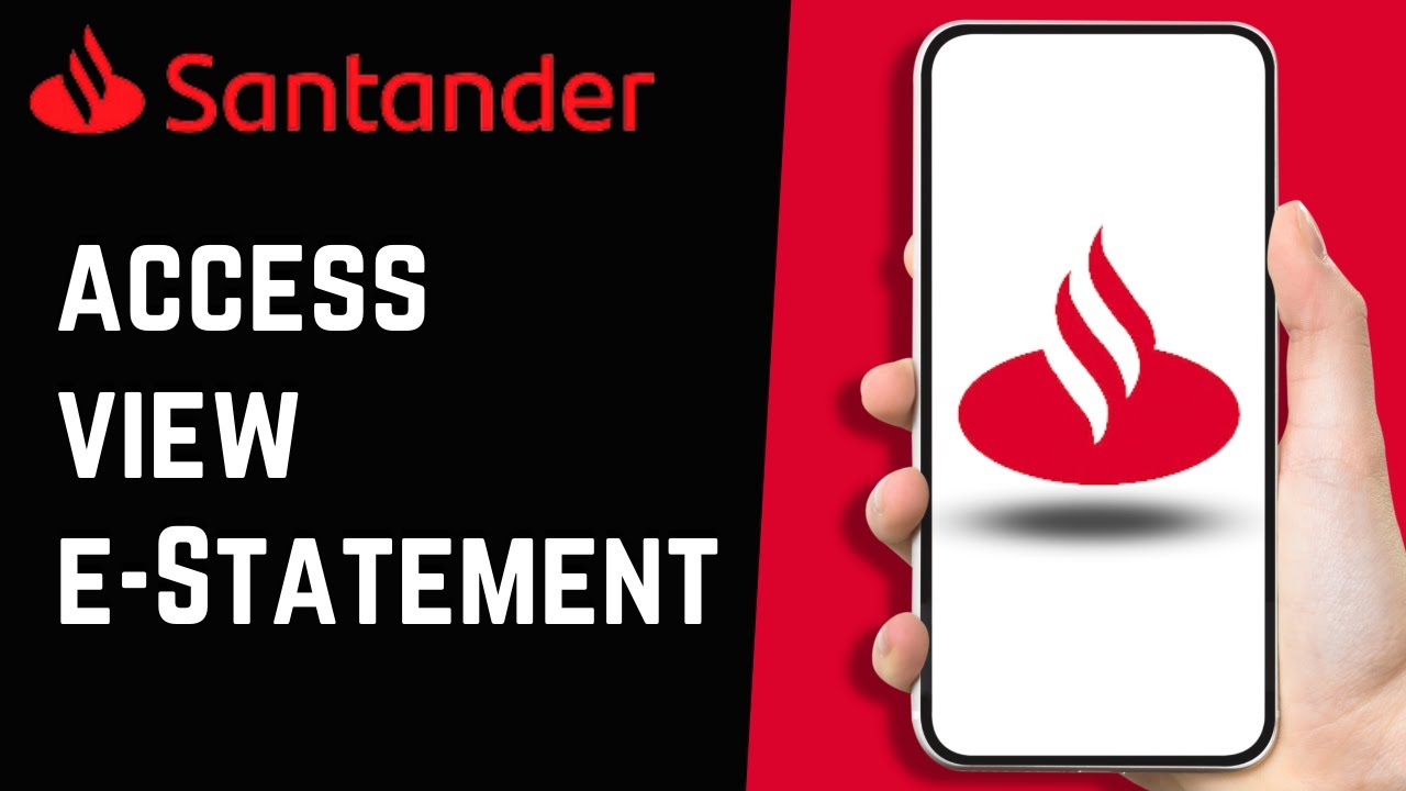 How to Access and View Santander Bank e-Statements