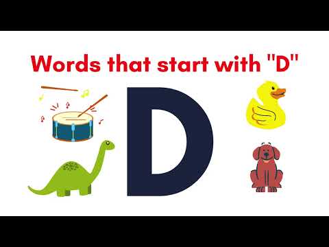 Words That Start with D for Kids