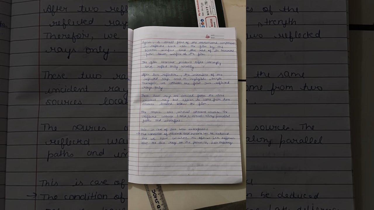 Interference in thin film #notes #study #film