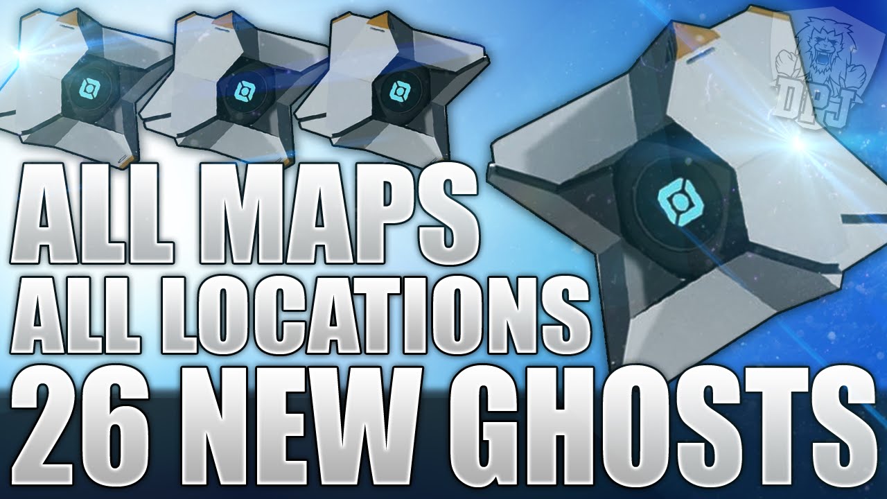Destiny: 26 Crucible New Ghost Shell Locations - All Maps & Locations - Timestamped In Description