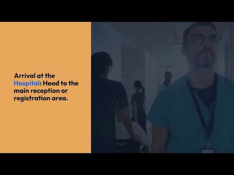 Registration process in a hospital