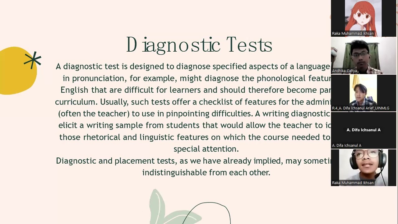 Designing Classroom Language Test (Group 2)