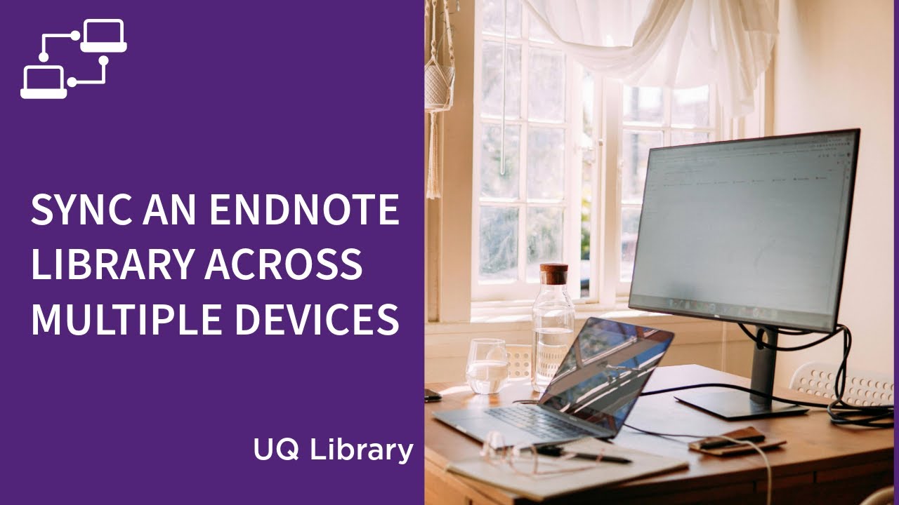 Sync an EndNote library across multiple devices