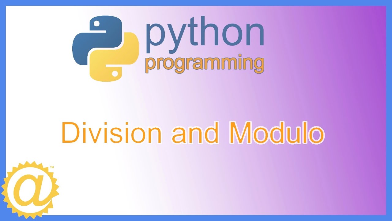 Python Division and the Modulo Operator to get the Remainder - Programming Examples
