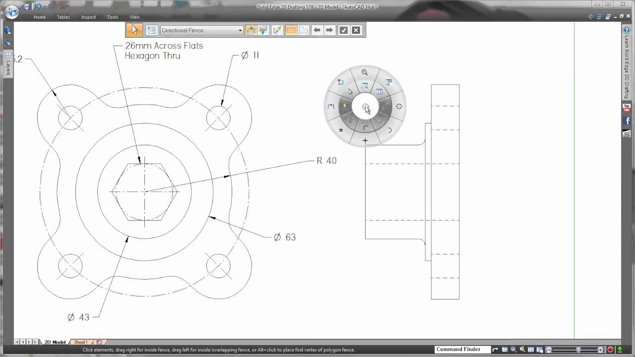Free CAD Drafting with Solid Edge