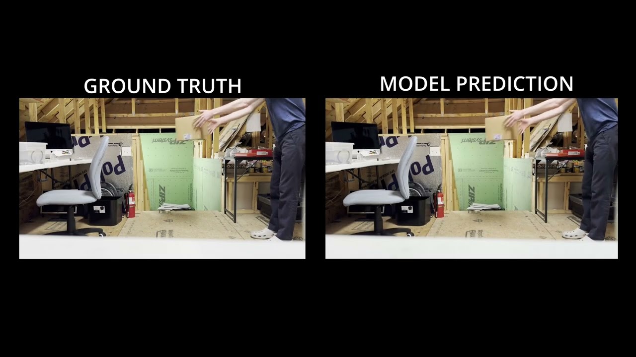 Using an open source local diffusion model to predict the future (next frame prediction)