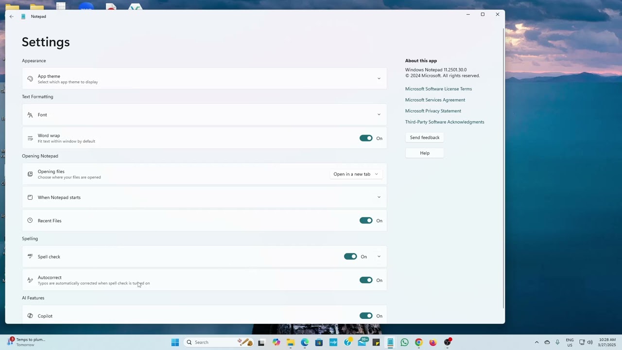 Using Windows Notepad/Keyboard Shortcuts