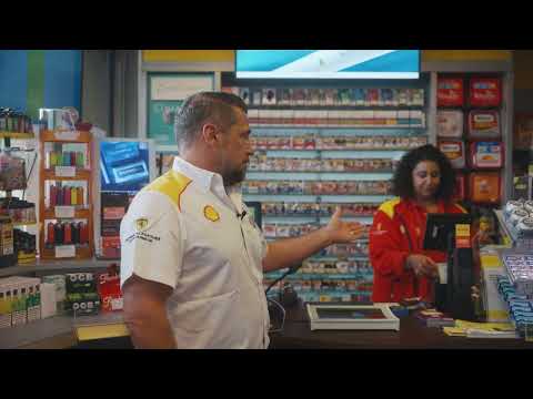 Lotto-Annahmestelle in der Tankstelle