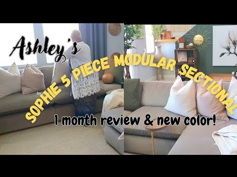 How does the Sophie Modular Sectional stand up /1 Month Review With Ashley Furniture - A Must Watch!