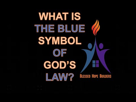 68. WHAT IS THE BLUE SYMBOL OF GOD'S LAW? |  Dr. Tim Jennings