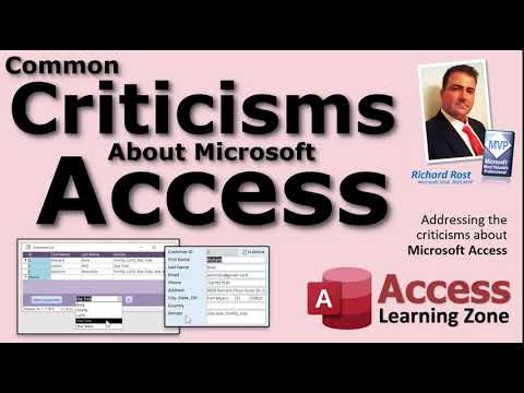 Addressing the Common Criticisms about Microsoft Access