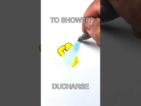 Learn Spanish! ¡Aprenda Inglés! TO SHOWER : DUCHARSE