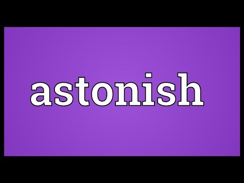 Astonish Meaning