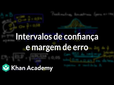 Intervalos de confiança e margem de erro (vídeo) | Khan Academy