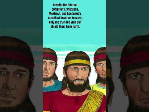 Daniel 3: The Three Hebrew Boys #shorts