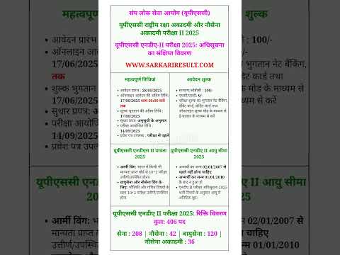 NDA Vacancy 2025 // upsc nda 2 2025 age limit #nda #ndaexam #ndavsindia #education #vacancy #shorts