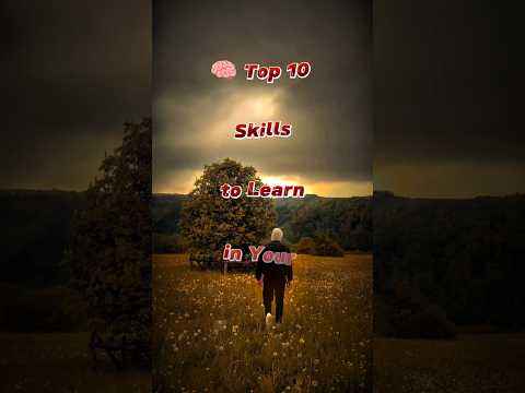 skills you know 🫵 ❓ // Top 10 skills to learn in your free time #skills #masterskills #shorts #top10