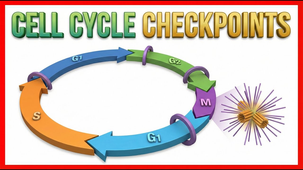 Cell cycle checkpoints and regulation Animation