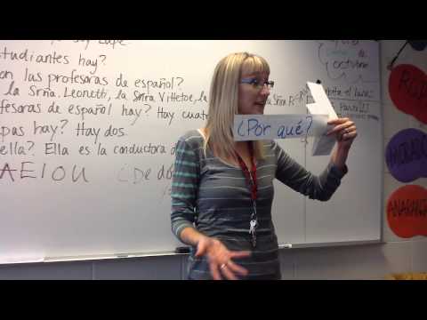 Descubre I Leccion 1.2 Palabras interrogativas, Hay PART 1 Spanish 1 Profesora Ruddock