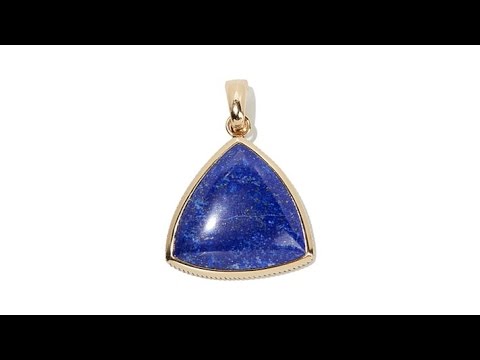 Studio Barse Triangular Gemstone Pendant