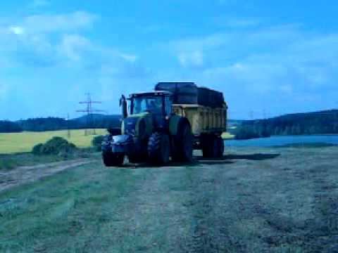 Claas axion 820 s vlekem STROM TC 21000