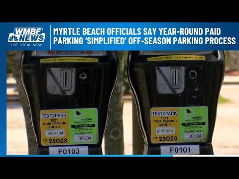 Myrtle Beach officials say year-round paid parking ‘simplified’ off-season parking process