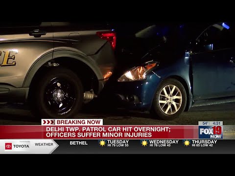 Driver charged with OVI after crashing into back of police cruiser