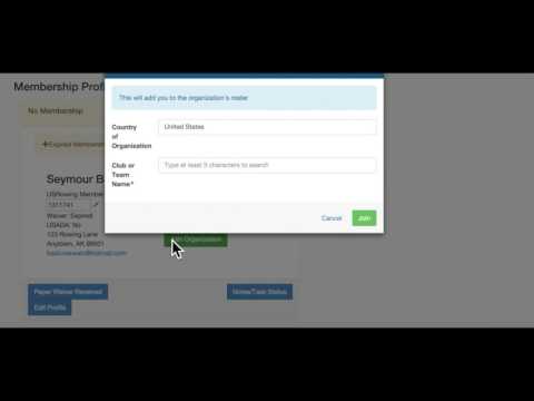 USRowing Individual Membership Tutorial
