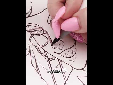 Drawing Alastor from Hazbin Hotel