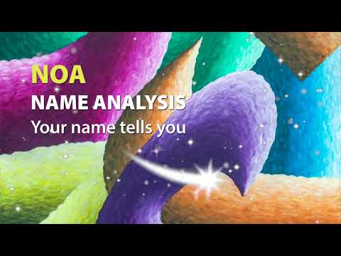 NOA Name Analysis / Your name tells you