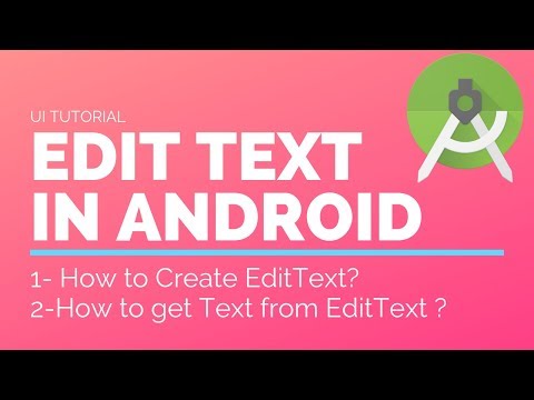 Learn Learn Android App Development EditText Tutorial How to get text from editText - Mind Luster