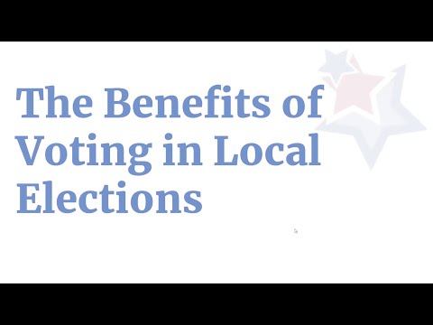 The Benefits of Voting in Location Elections
