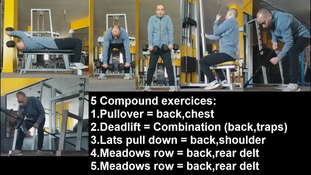 Old school, back workout, 5 moves