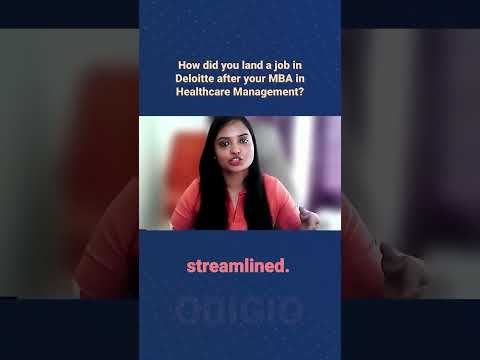 How do you get a job after MBA in Healthcare Management?