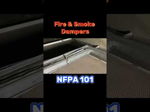 Fire & Smoke Dampers! #facilitiesmaintenance #firesafety #hvac #nfpa