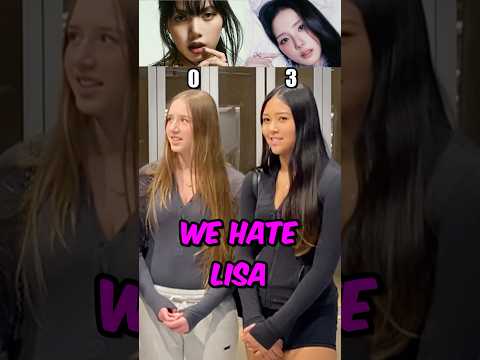 LISA KIM or JISOO MANOBAN? #blackpink #lisa #jisoo #kpop #blink #kpopidol #jennie #rose #rosé #